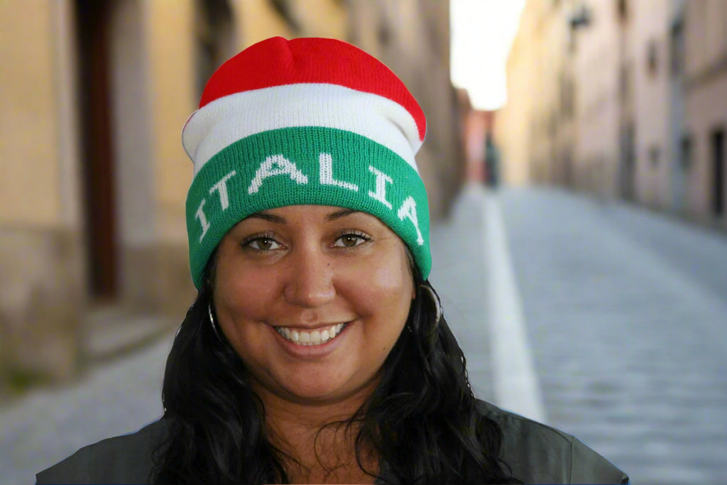 Italia Multi-Color Knit Ski Cap – P.S. I Love Italy