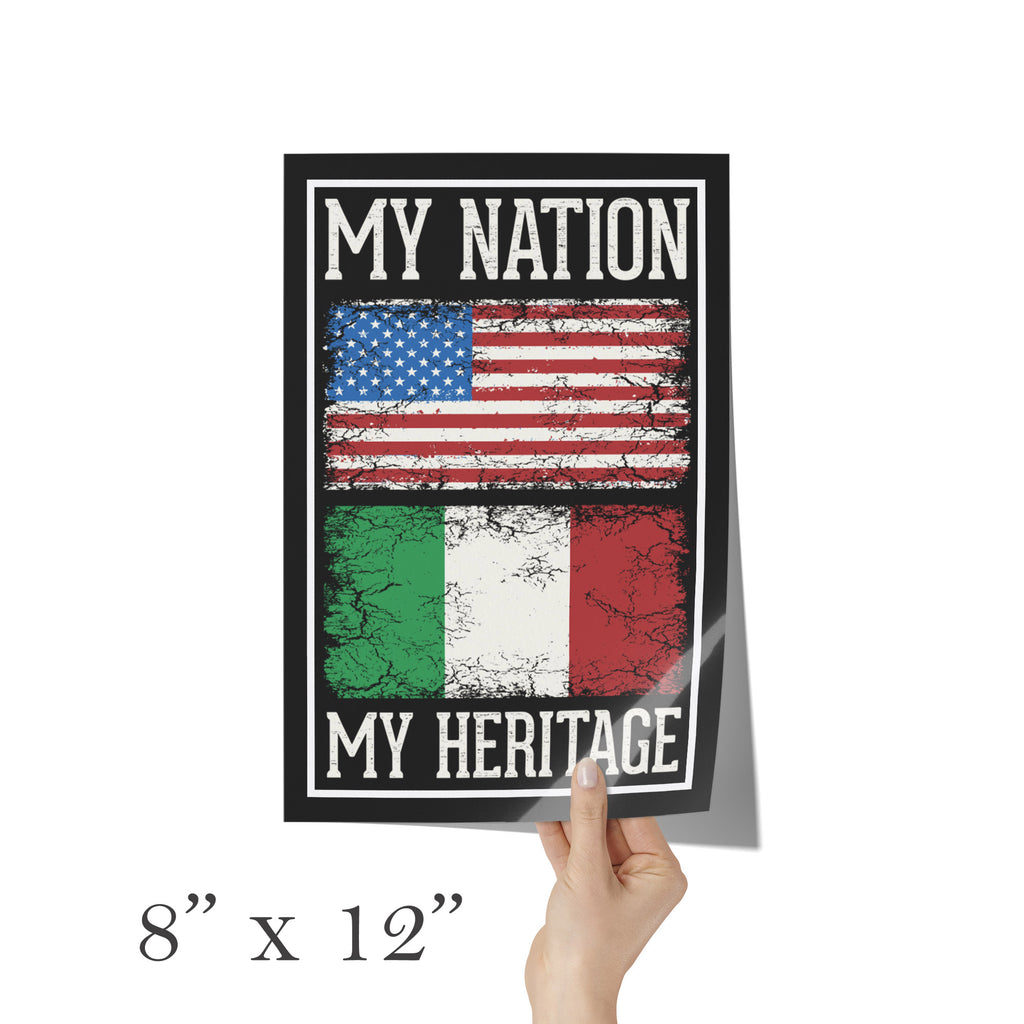 Italian My Nation My Heritage Poster – P.S. I Love Italy