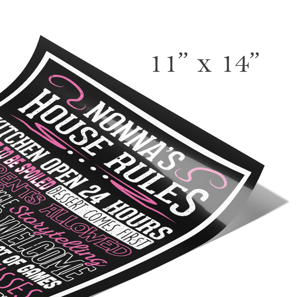 Nonna's House Rules Poster – P.S. I Love Italy