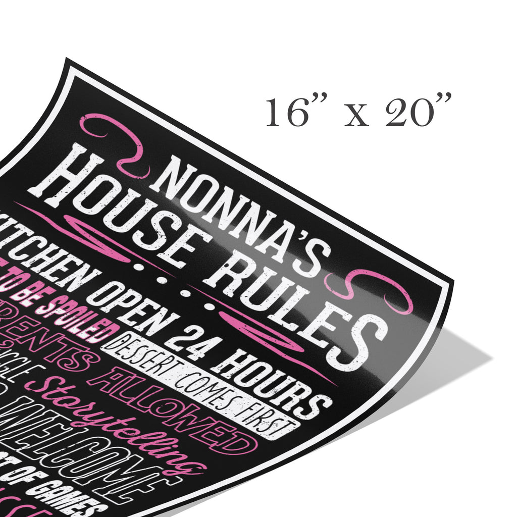 Nonna's House Rules Poster – P.S. I Love Italy