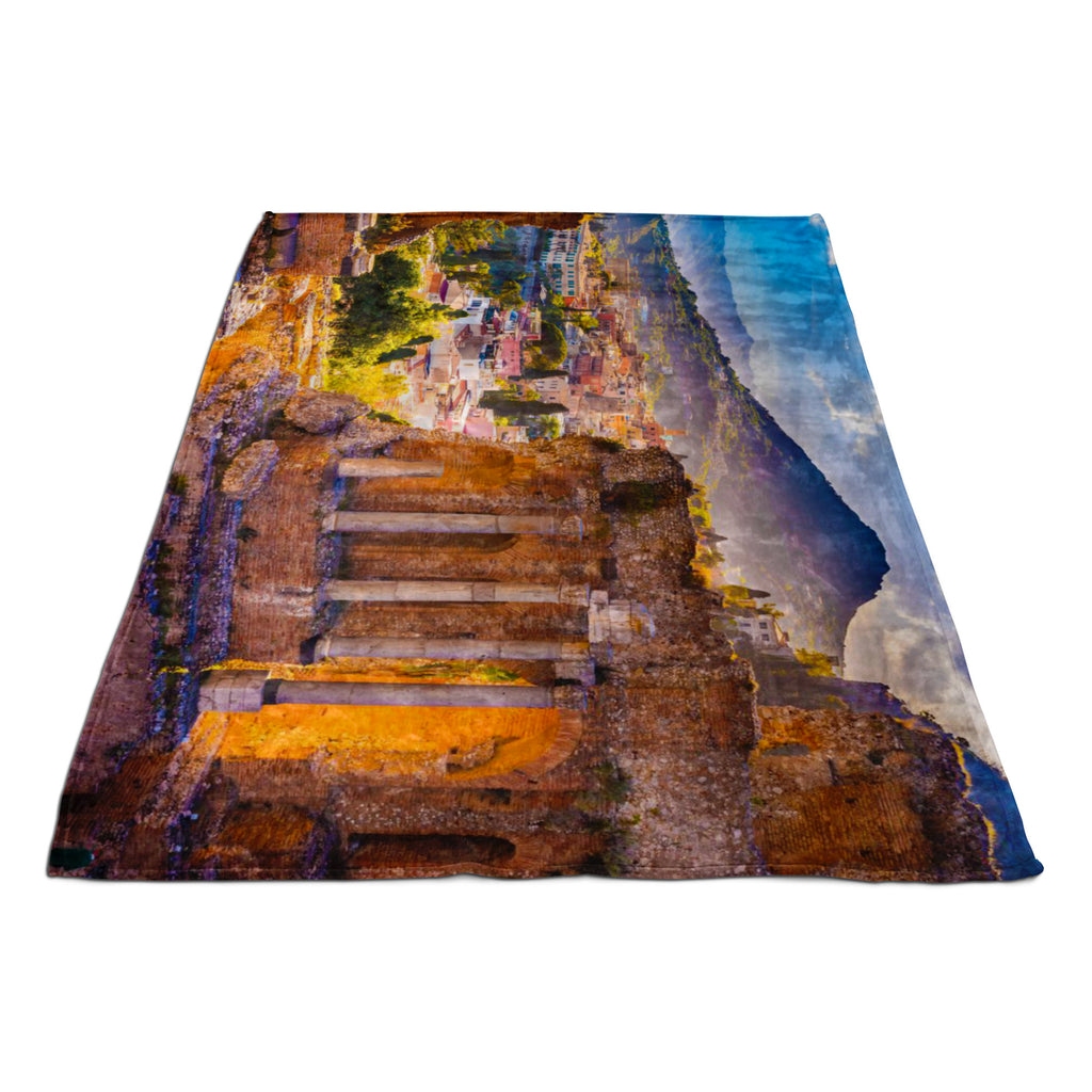 Sicily Fleece Blanket – P.S. I Love Italy