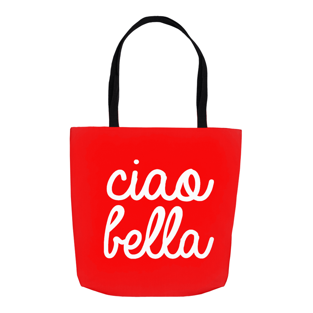 Ciao Bella Tote Bag - Red – P.S. I Love Italy