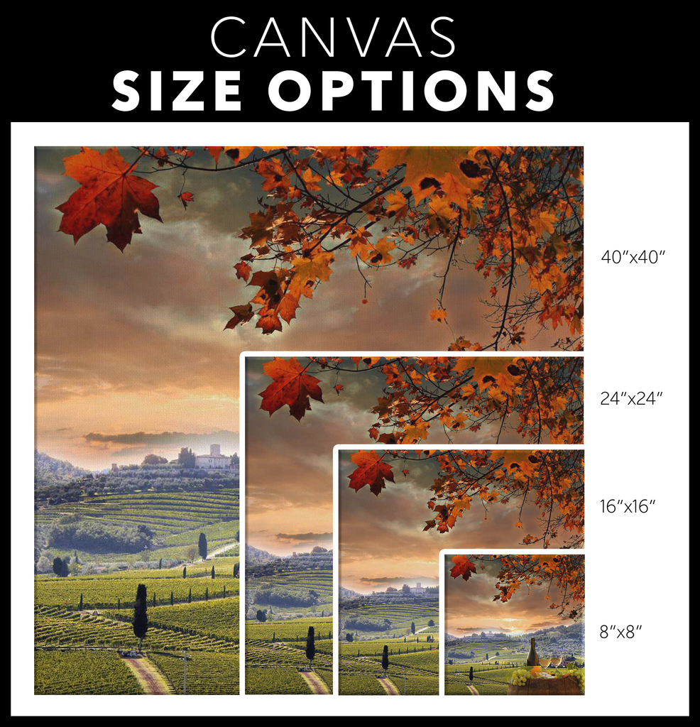 Chianti Tuscany Wall Art Canvas – P.S. I Love Italy