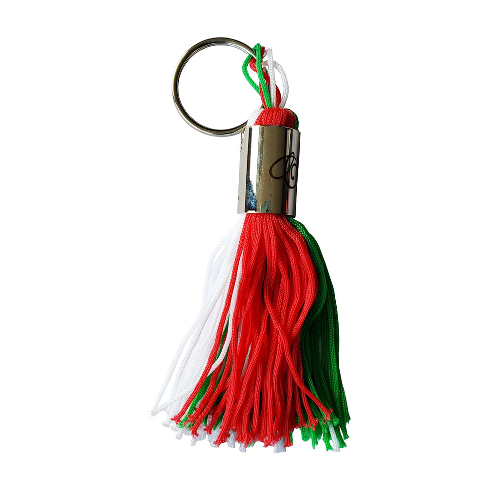 Italian Flag 4" Tassel Keychain with Ciao Bella Engraving – P.S. I Love ...