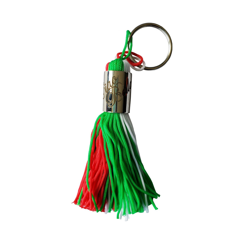 Italian Flag 4" Tassel Keychain with Ciao Bella Engraving – P.S. I Love ...