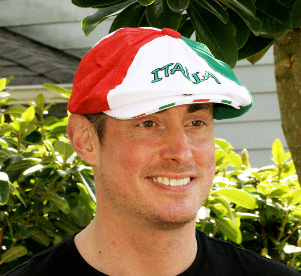 Tri-Color Italia Gatsby Cap – P.S. I Love Italy