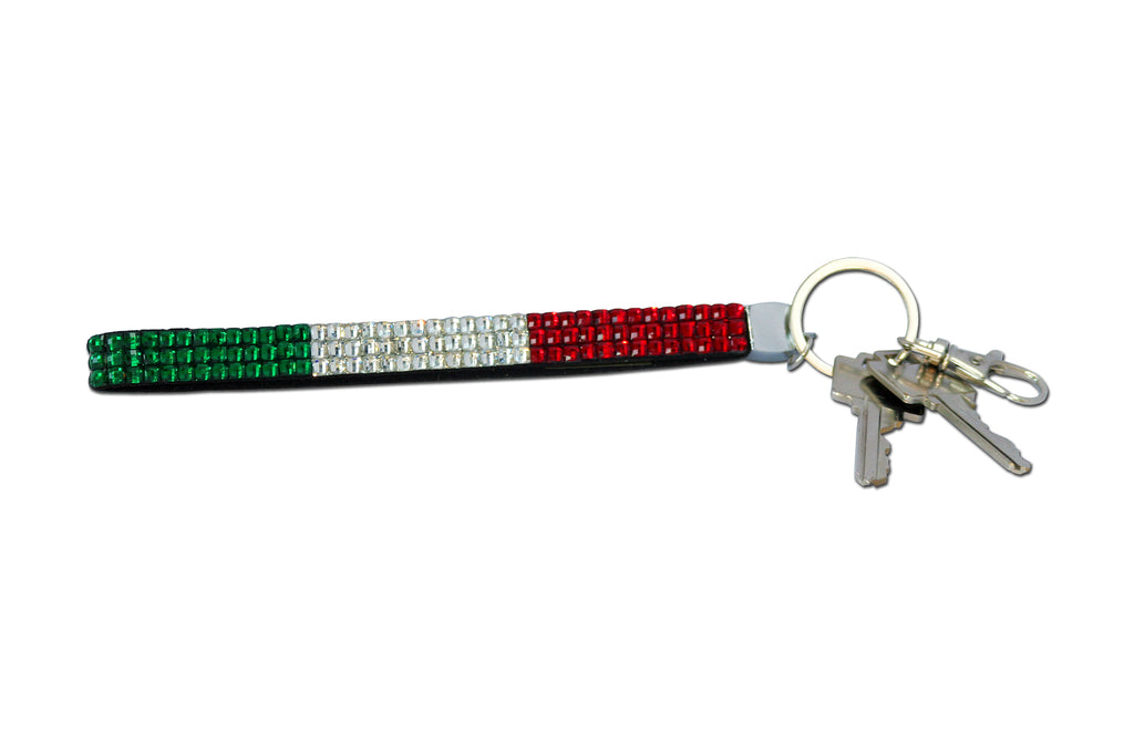 Italian Flag Jeweled Keychain – P.S. I Love Italy