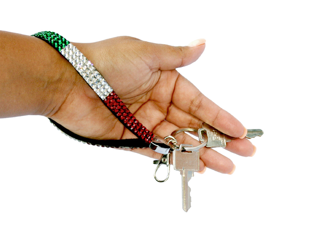 Italian Flag Jeweled Keychain – P.S. I Love Italy