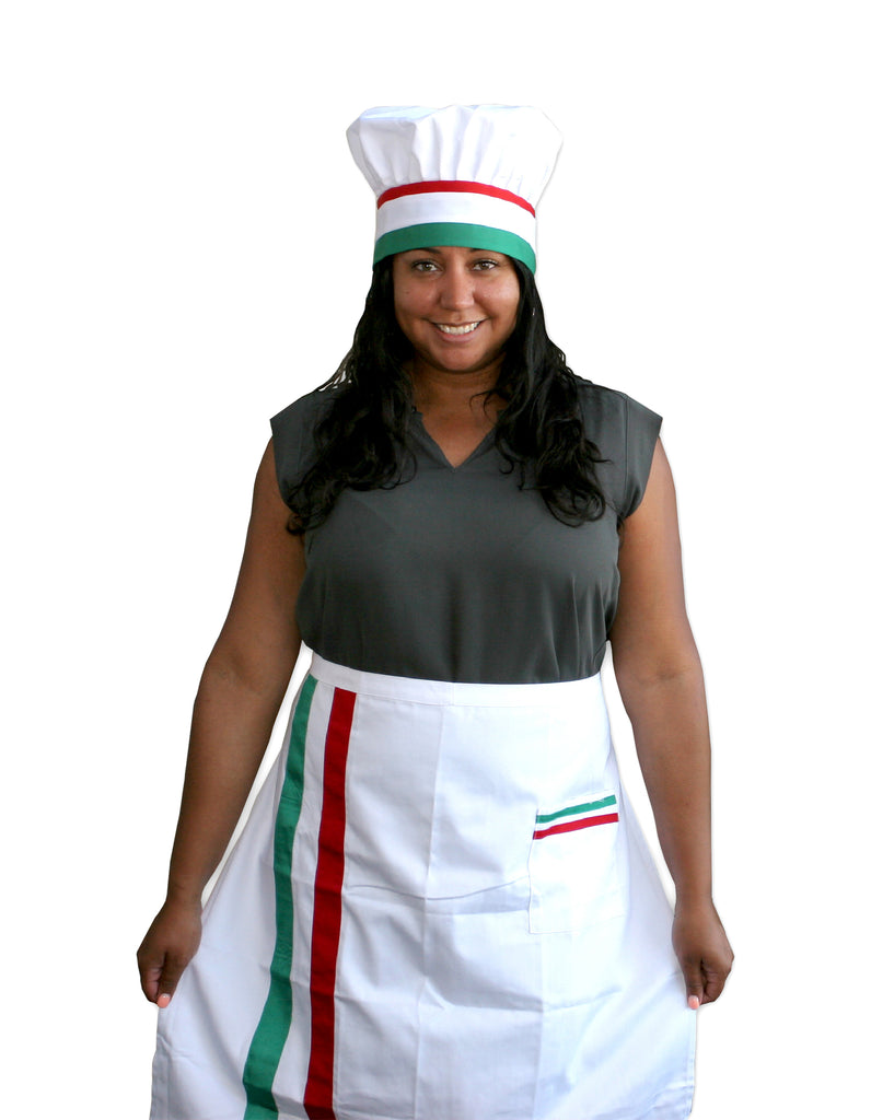 Italian Flag White Apron – P.S. I Love Italy