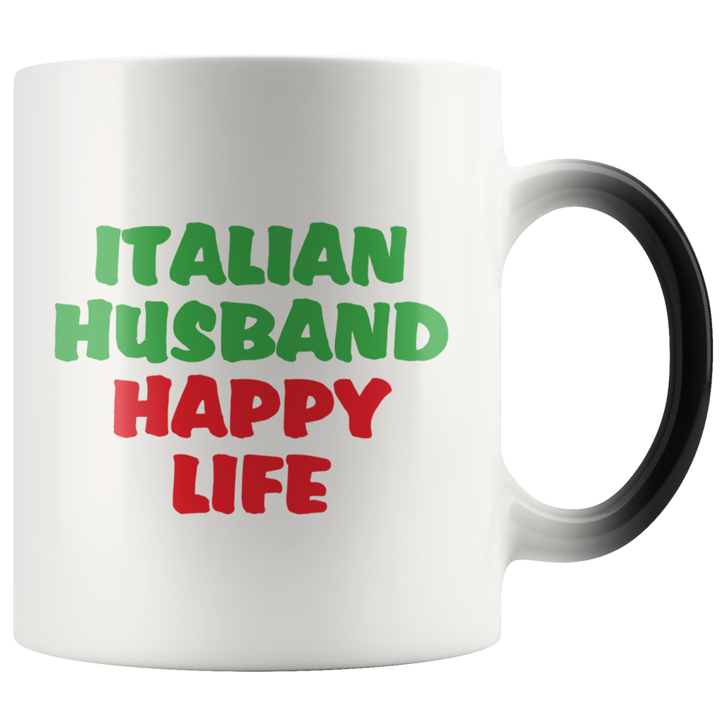 Italian Husband Happy Life Color Changing Mug – P.S. I Love Italy