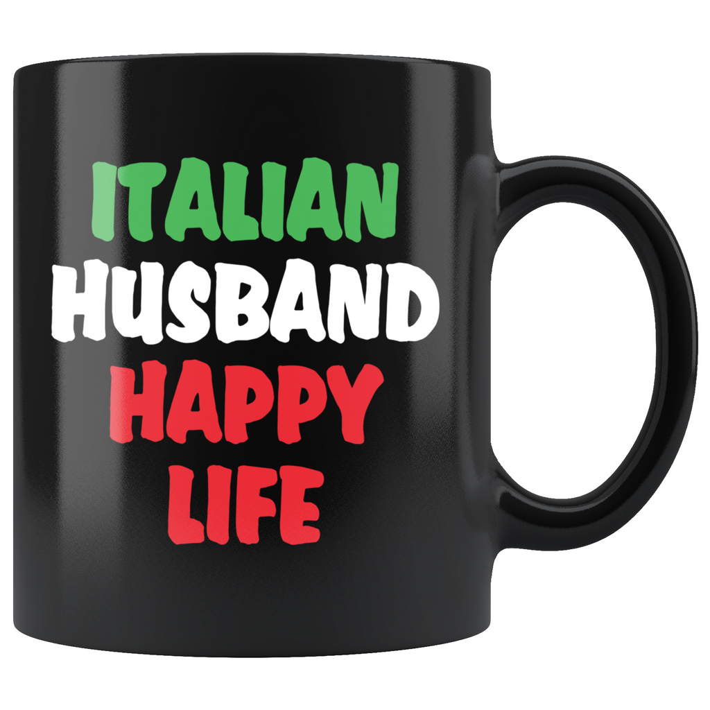 Italian Husband & Wife Happy Life 11oz Combo Mug – P.S. I Love Italy