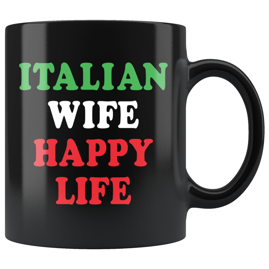 Italian Husband & Wife Happy Life 11oz Combo Mug – P.S. I Love Italy
