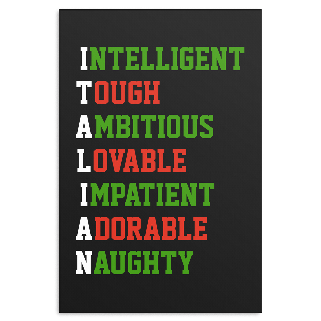 Italian Meaning Canvas – P.S. I Love Italy