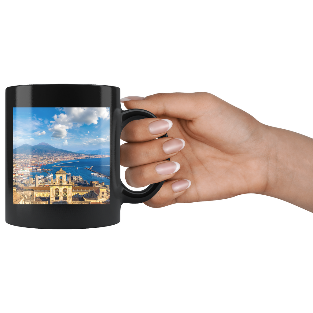 Napoli Black 11oz Mug – P.S. I Love Italy