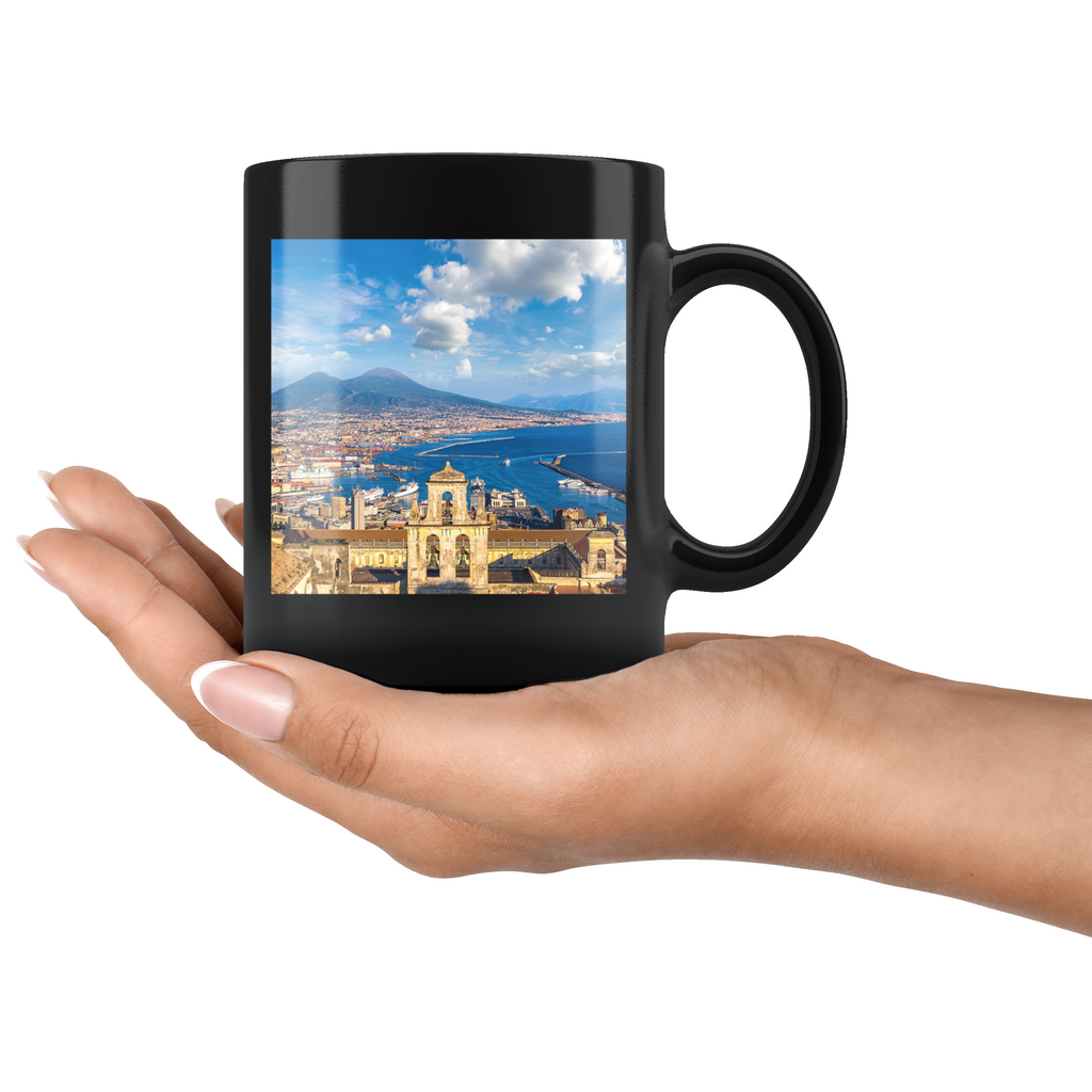 Napoli Black 11oz Mug – P.S. I Love Italy