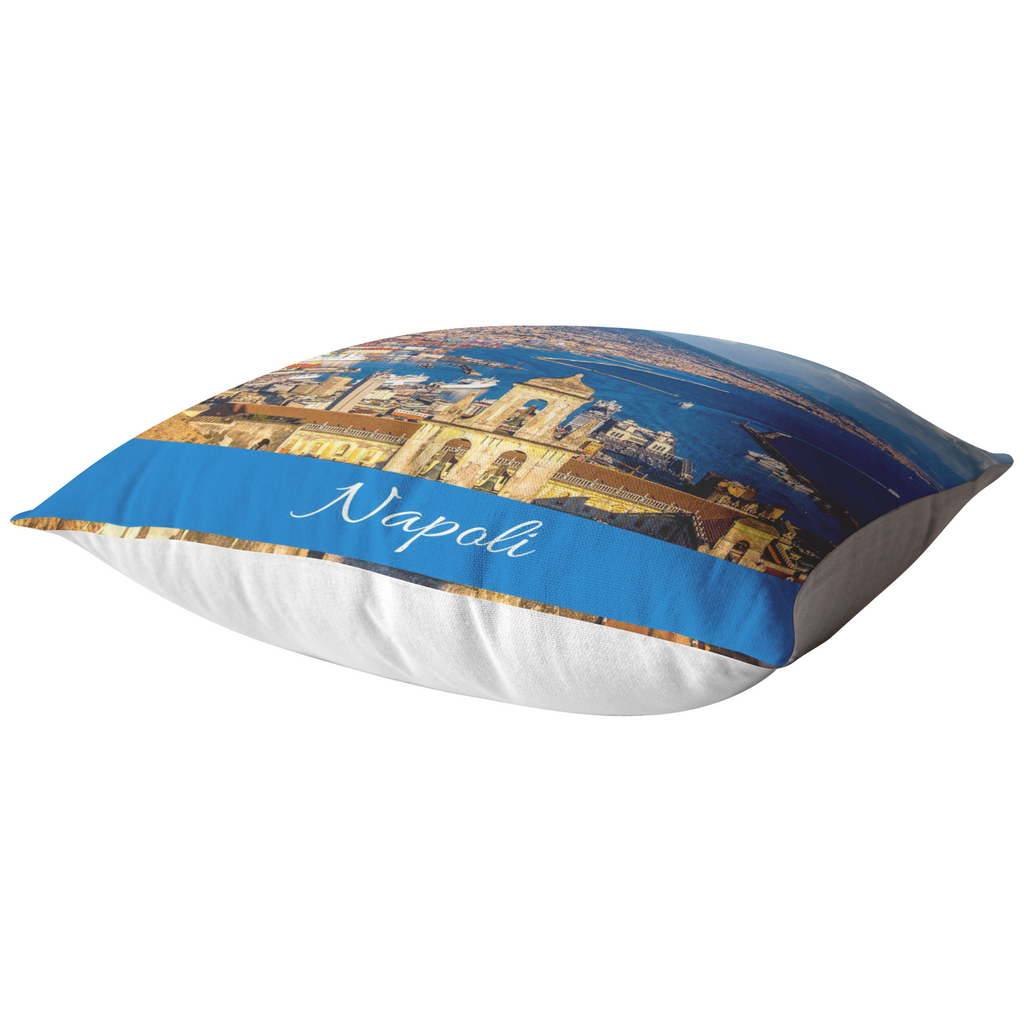 Napoli Blue Pillow Cover with Insert – P.S. I Love Italy