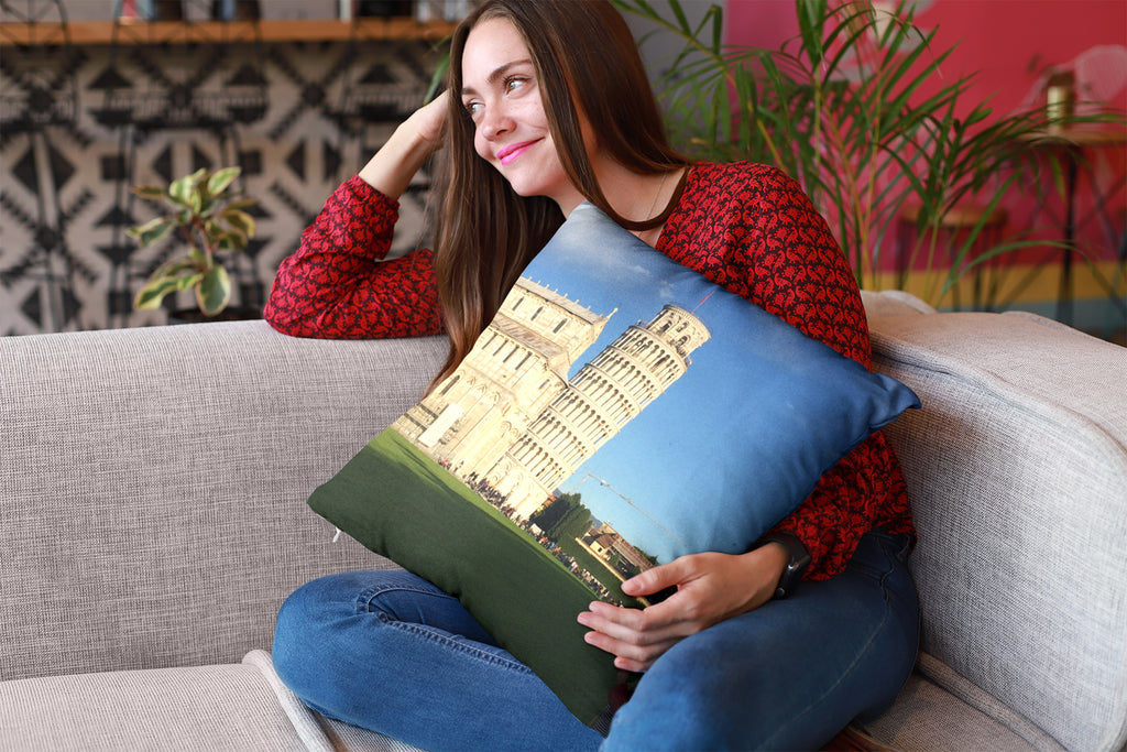Pisa Decorative Throw Pillow Set (Pillow Cover and Insert) – P.S. I Love Italy