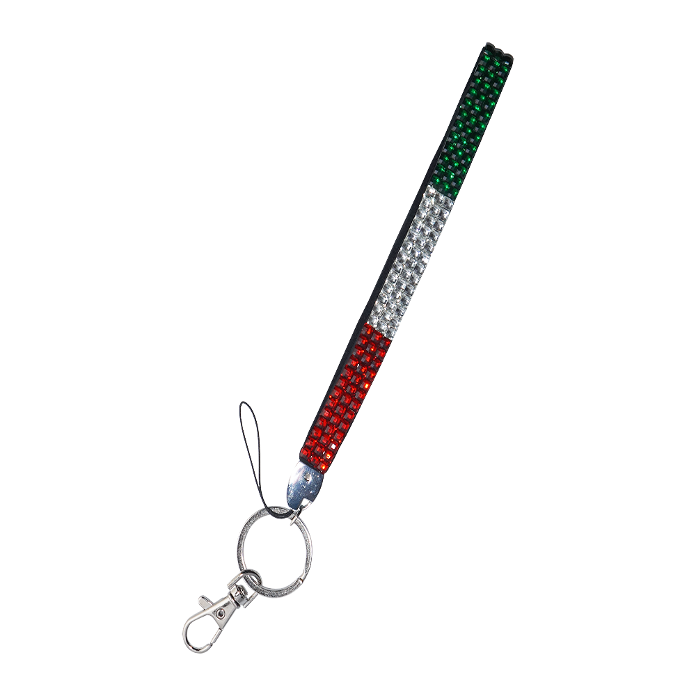 Italian Flag Jeweled Keychain – P.S. I Love Italy