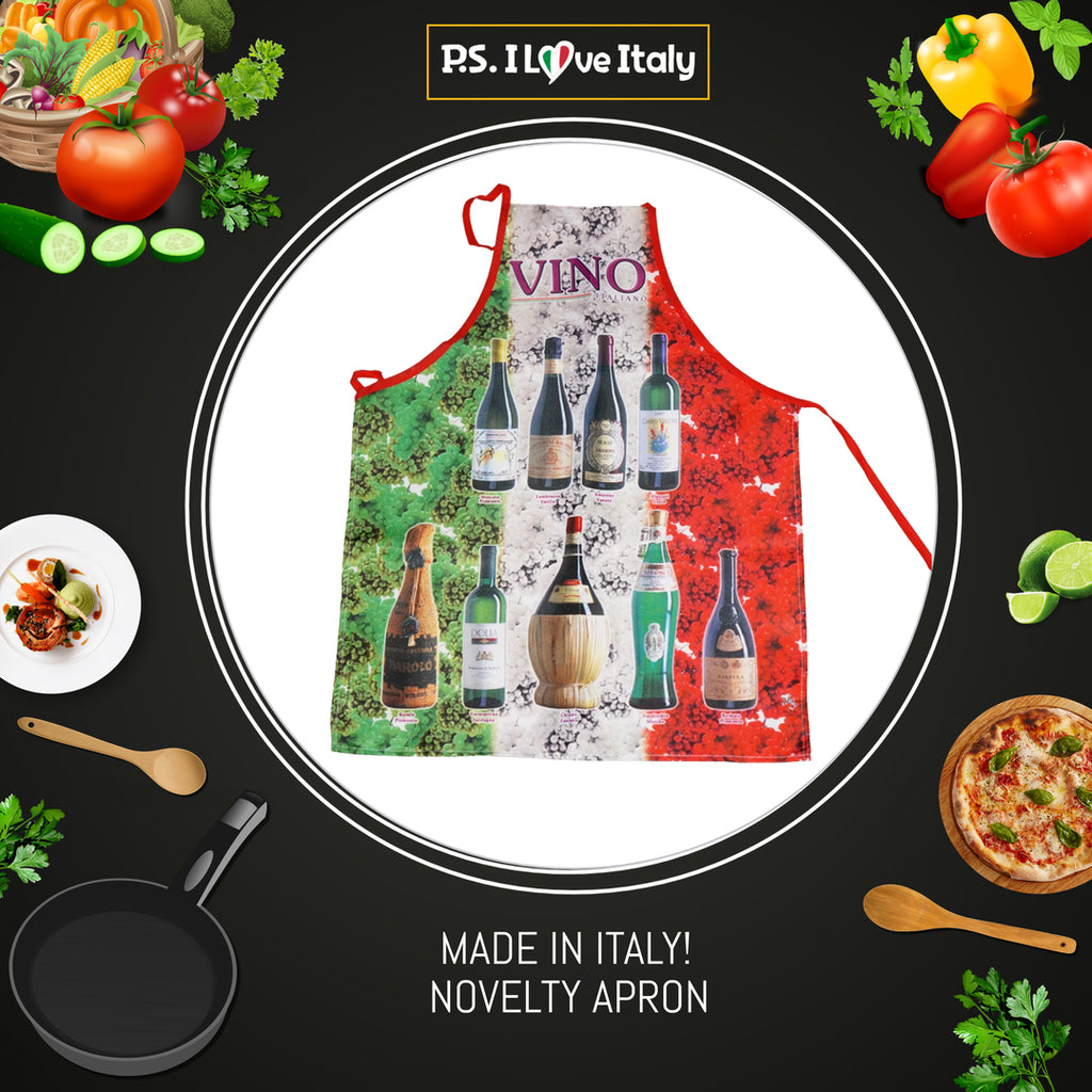 Vino Italian Apron – P.S. I Love Italy