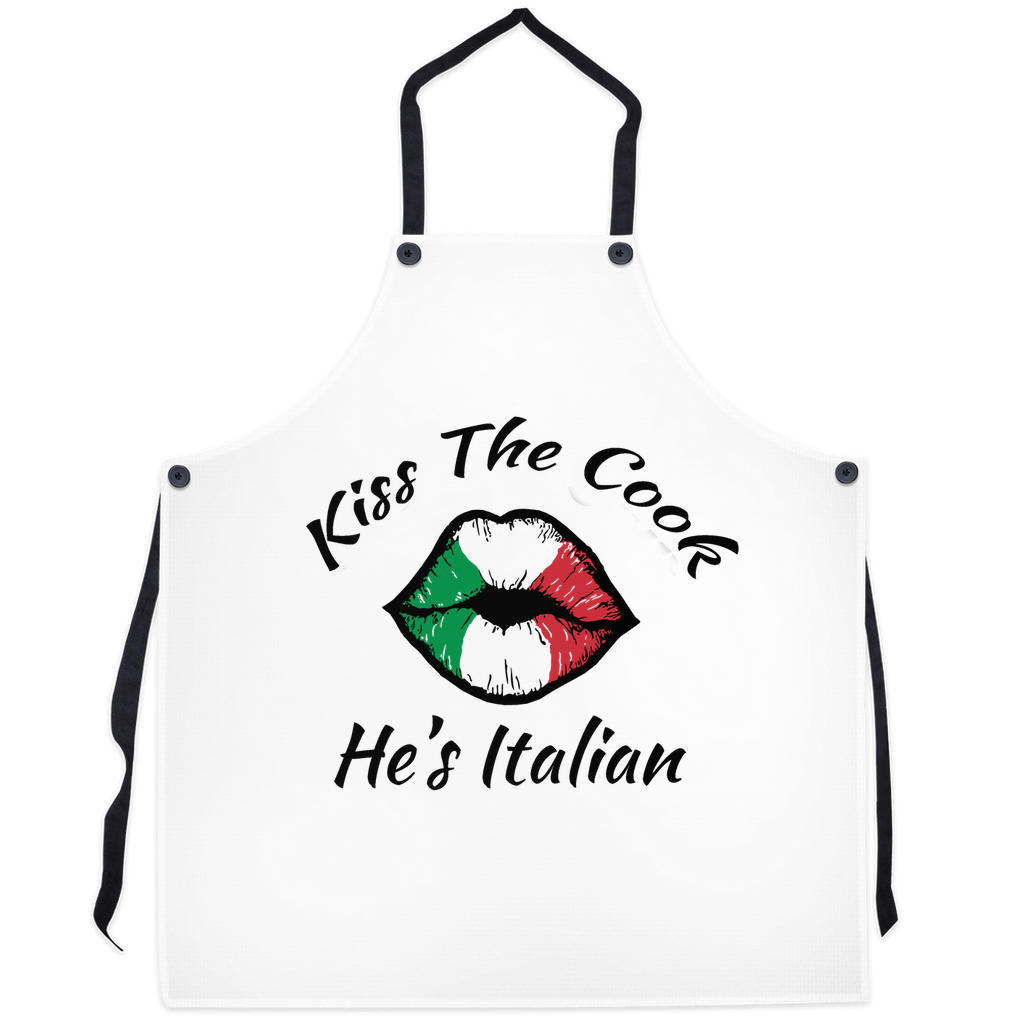 Kiss the Cook He's Italian Apron – P.S. I Love Italy