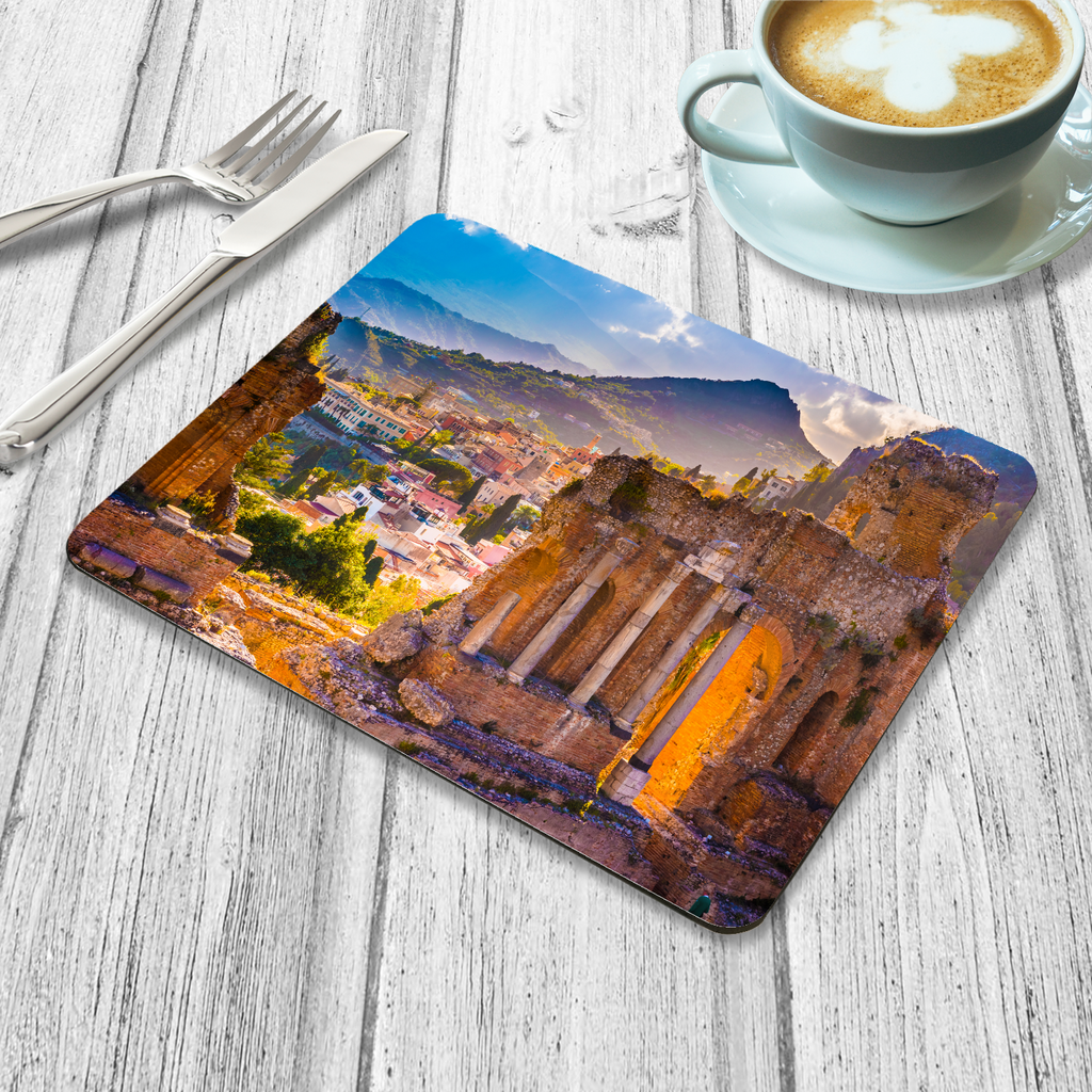 Sicily Wooden Placemat 9" x 7" – P.S. I Love Italy